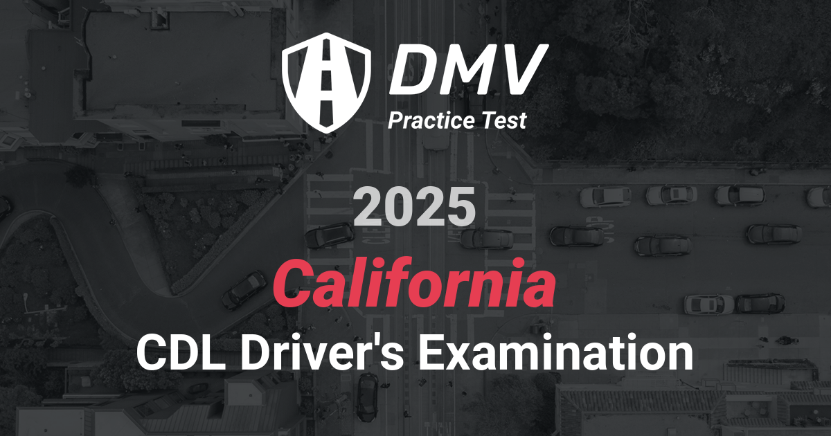 FREE CDL Class B License Test Online | CDL Class B Permit in CA 2025 #1