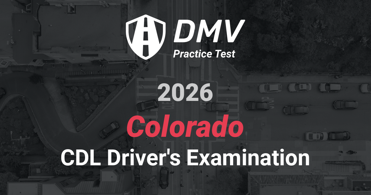 FREE CDL Class B License Test Online | CDL Class B Permit in CO 2026 #1