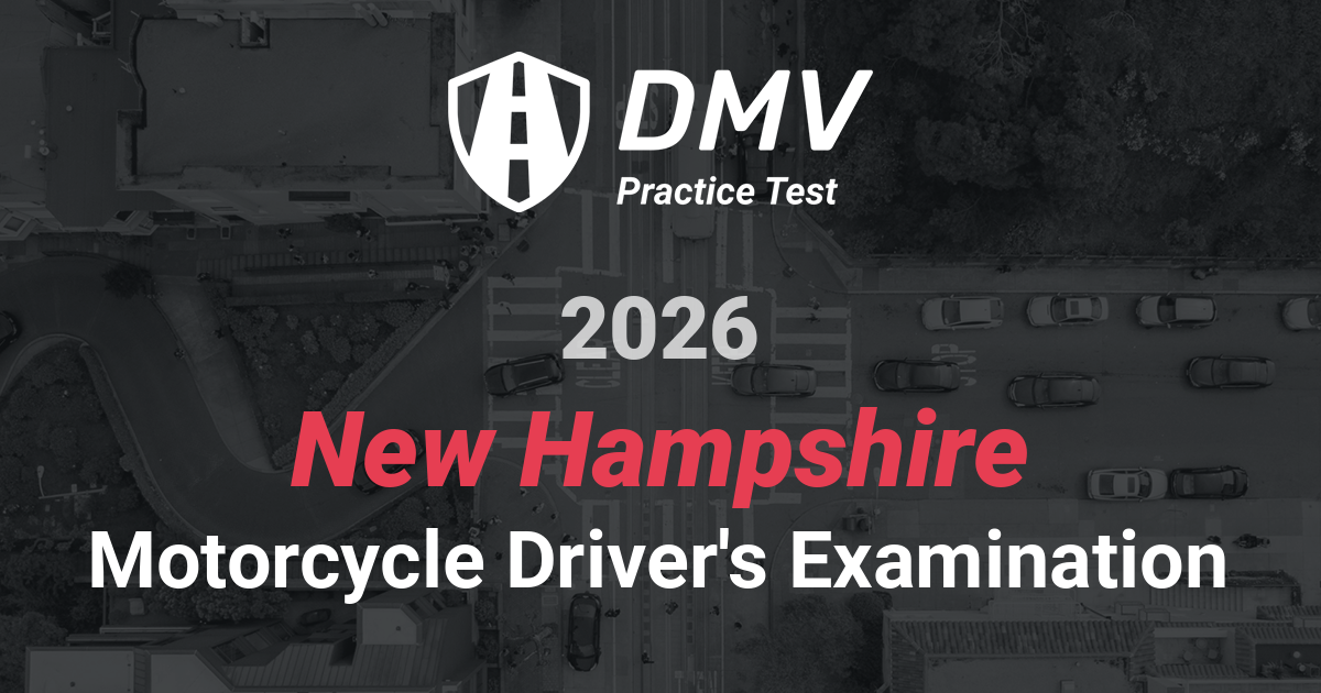 FREE Online Practice: DMV Motorcycle Test | New Hampshire 2025 #1