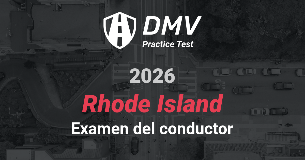 Prueba de práctica gratuita del DMV de Rhode Island 2025 #1
