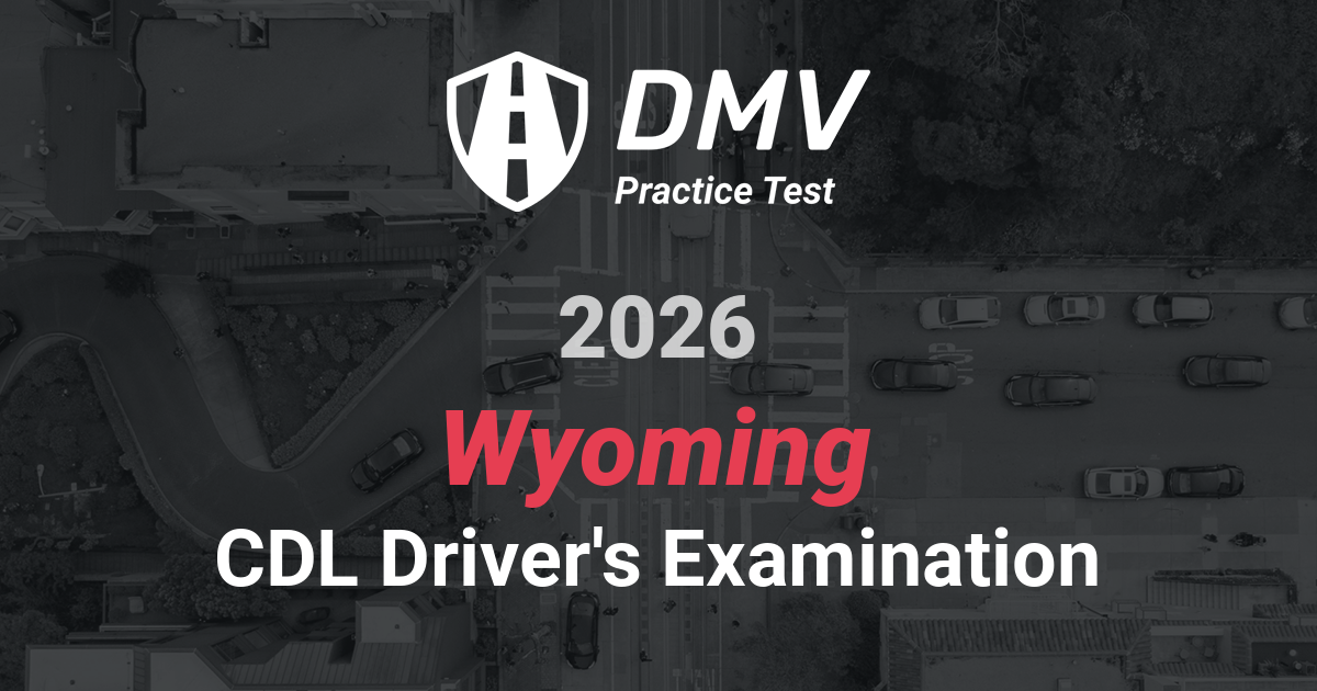 FREE CDL Combination Vehicle Test Online | Combination License WY 2025 #2